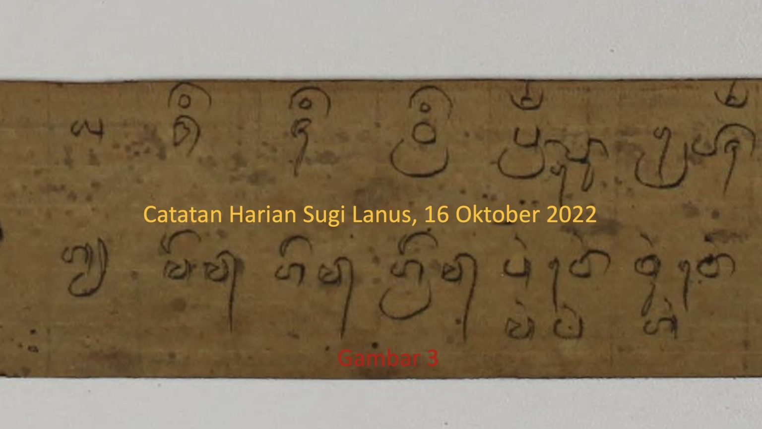 Aksara Membaca Aksara, Lontar Membaca Lontar – tatkala.co